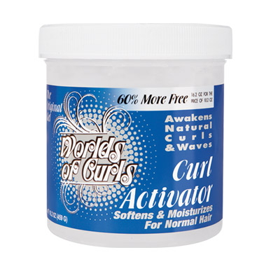 World Of Curls Gel Curl Activator Jar 16oz Regular - Janson Beauty