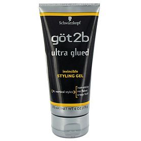 GOT2B Gel (Ultra Glued / Black ) Tube 6oz - Janson Beauty