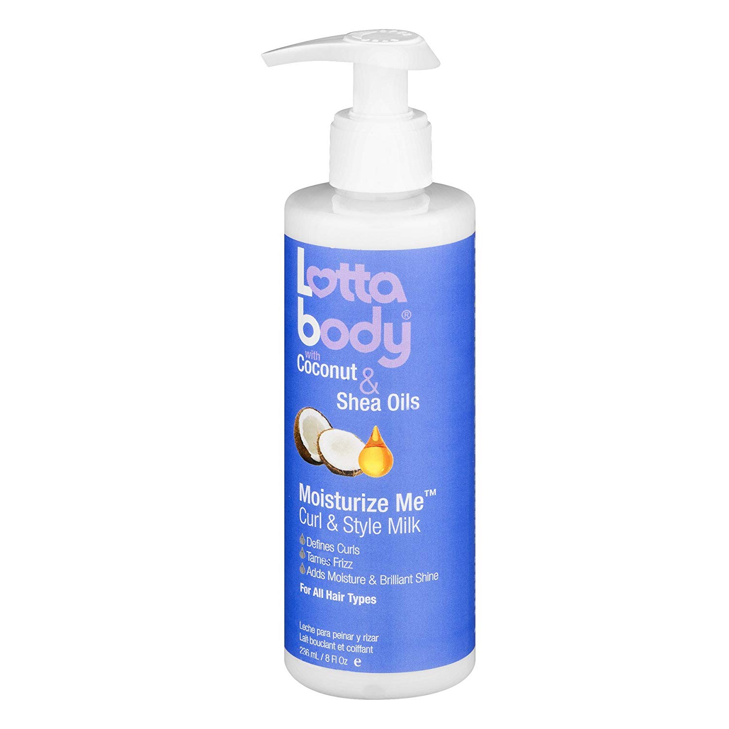 Lotta Body Moisturize Me Curl And Style Milk 8oz Janson Beauty