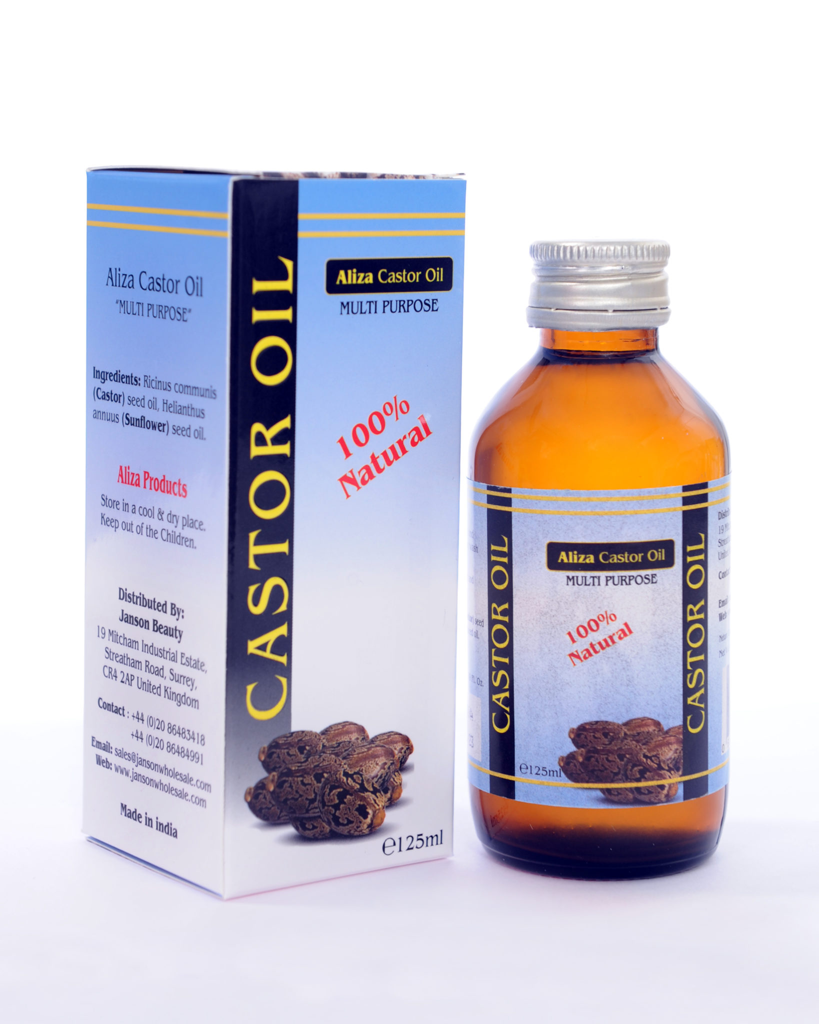 Aliza Castor Oil 125ml - Janson Beauty