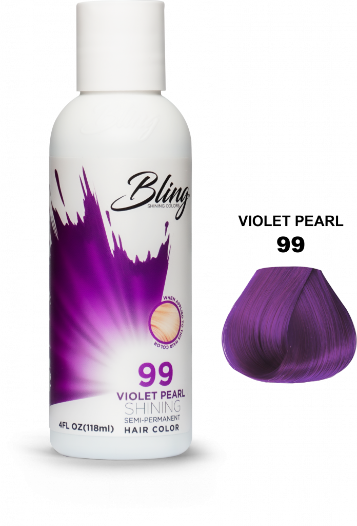 Bling Semi Permanent Hair Color # 99 Violet Pearl - Janson Beauty