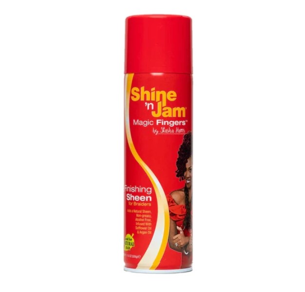Ampro Shine N Jam Magic Finger Finishing Sheen Spray 11.5oz - Janson Beauty