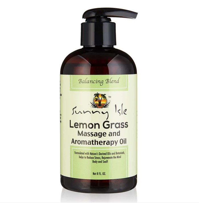 Sunny Isle Lemon Grass Massage & Aromatherapy Oil 8oz - Janson Beauty